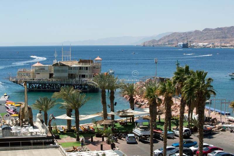 Eilat city view editorial photography. Image of israel - 73138737