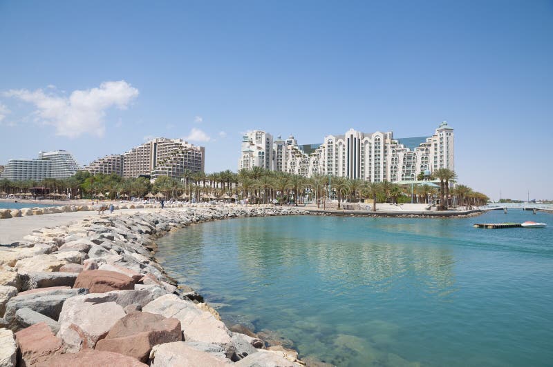 Eilat, Israel stock image. Image of rest, hotels, resorter - 56874559