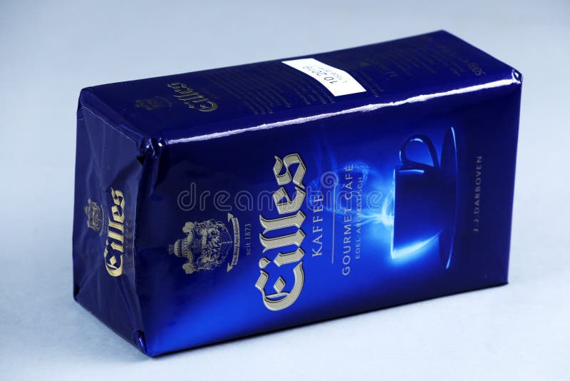 Grounded Coffee and Beans from South America Stock Photo - Image of ...