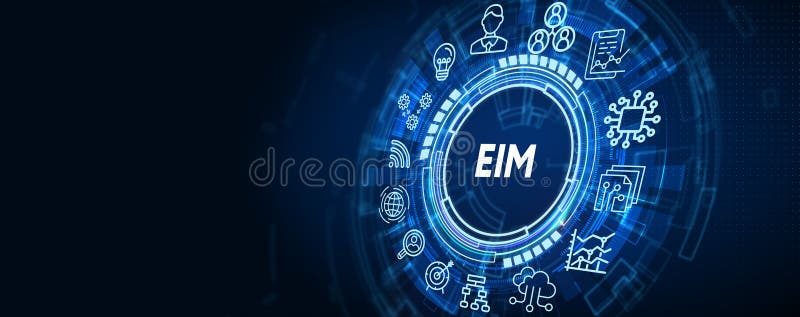 EIM Enterprise Information Management System. 3d Illustration Stock ...