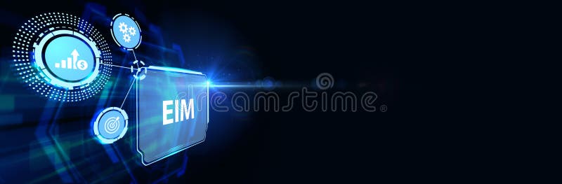 EIM Enterprise Information Management System. 3d Illustration Stock ...