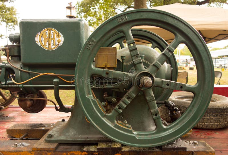 Ein Altmodischer Gasmotor an Einem Sommer Angemessen in Kentucky ...