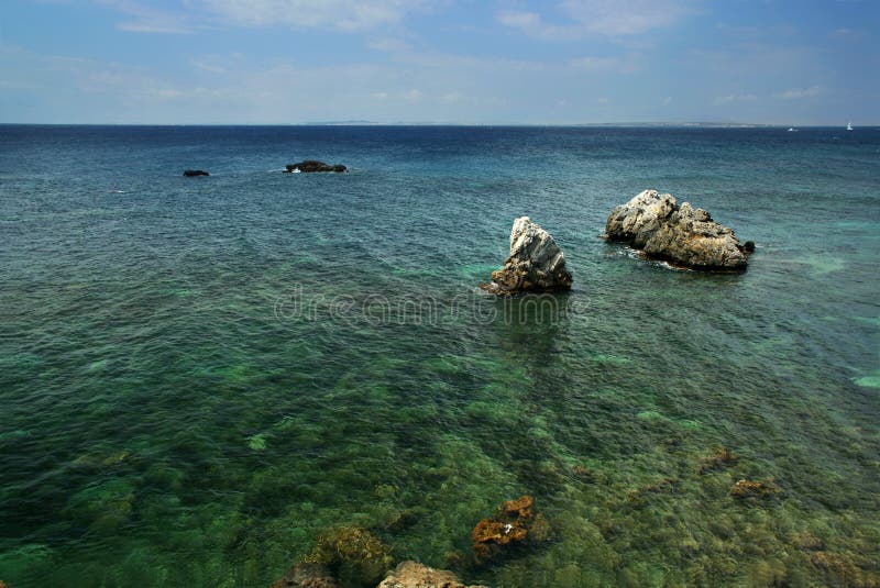 Ein Bad im Meer haben stockbild. Bild von vergoldet, salpeter - 3432715