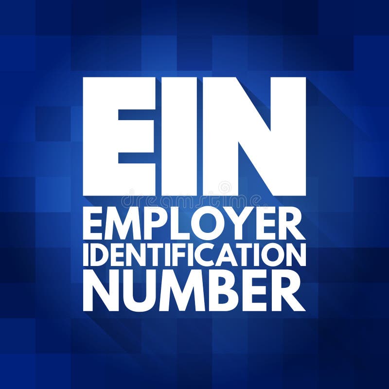 Employer Identification Number EIN Stock Image - Image of questionnaire ...