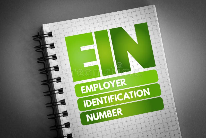Employer Identification Number EIN. Stock Image - Image of employment ...
