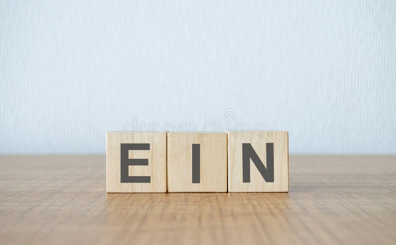 EIN - Employer Identification Number on Wooden Blocks Stock Image ... EIN - Employer Identification Number on Wooden Blocks Stock Image ...