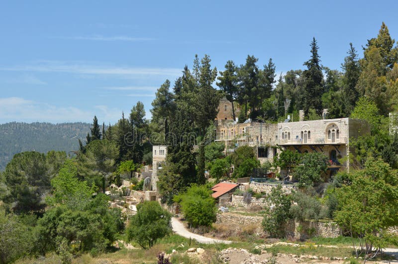 Ein Kerem Village in Jerusalem - Israel Stock Image - Image of landmark ...