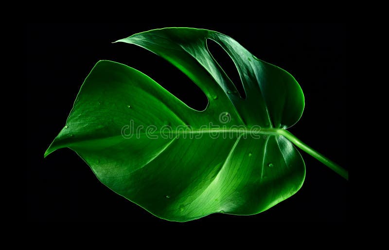 Ein Monstera Blatt stockfoto. Bild von blume, grün, haupt - 4008400
