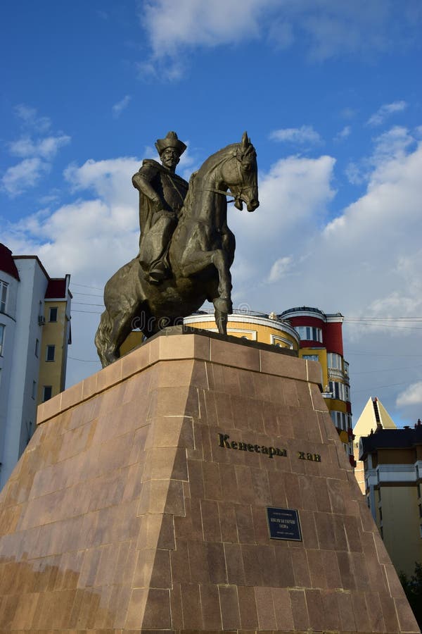 Ein Monument Zu Kenesary Khan in Astana Redaktionelles Bild - Bild von ...