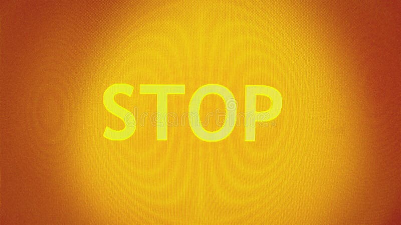 Einde in geel stock illustratie. Illustration of achtergrond - 10350206