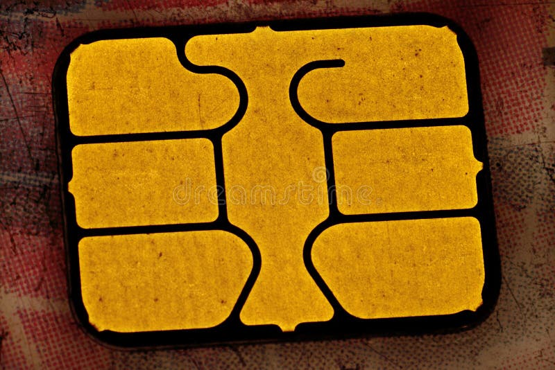 Eine Chipkarte stockbild. Bild von technisch, gutschrift - 23872353