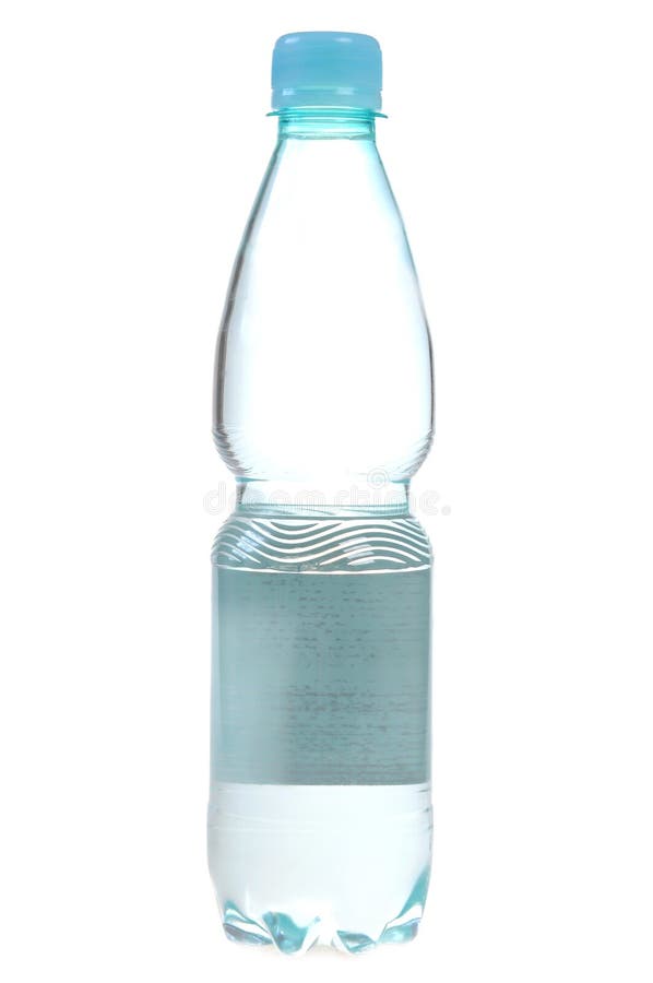 Eine Flasche Mineralwasser stockfoto. Bild von flüssigkeit - 13737756