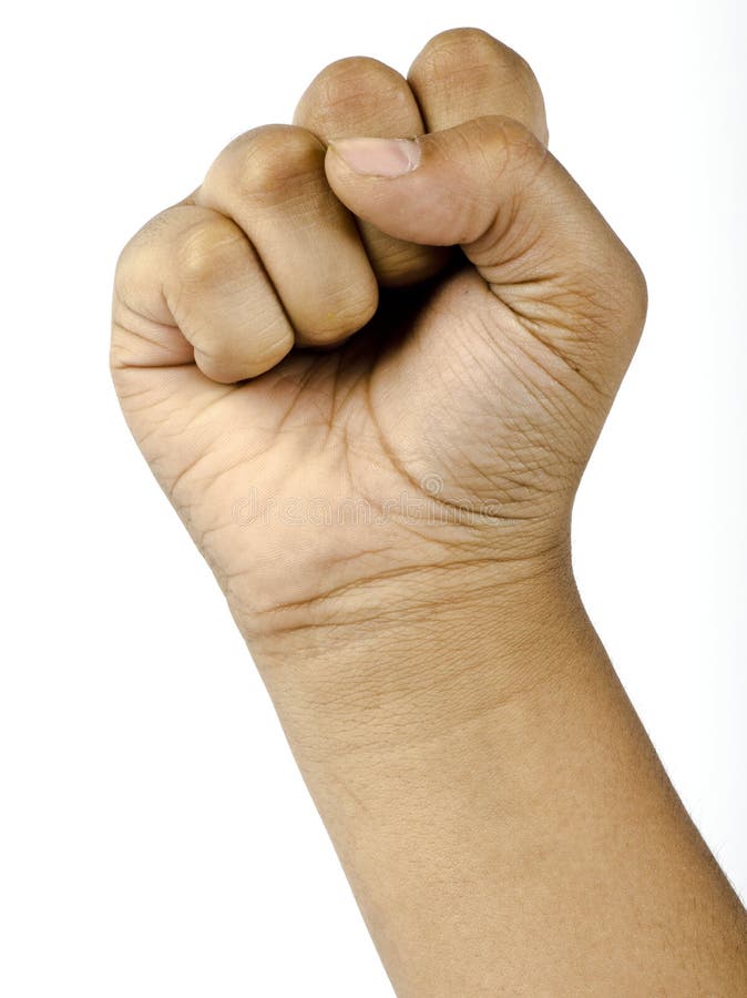 Hand, Faust Und Finger, Die Signale Tun Stockbild - Bild von vier ...