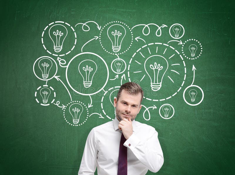 Eine Idee haben stockfoto. Bild von zukunft, algorithmus - 66962822