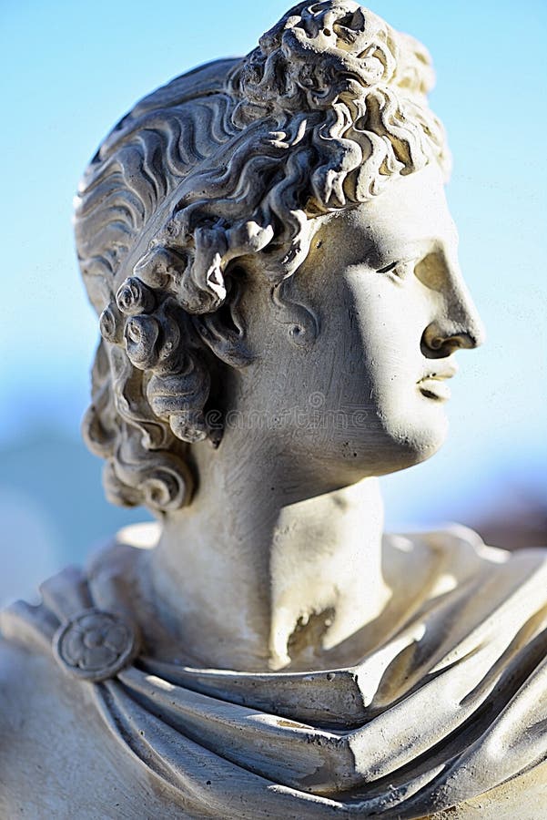 Apollo Der Altgriechische Gott Von Musik Und Von Poesie Stockbild ...