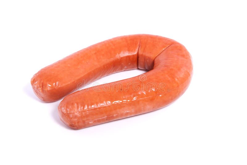 Eine Nette Braune Und Glänzende Wurst Stockfoto - Bild von nachricht ...
