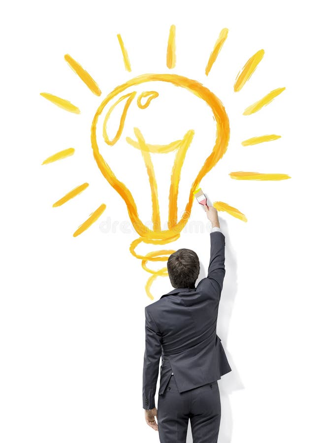 Eine neue Idee haben stockfoto. Bild von vollendung, fortschritt - 64775162