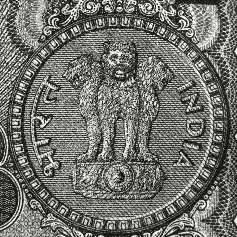 Eine Rupie Von Der 1969er-Note Stockfoto - Bild von preis, ziffer: 30801134