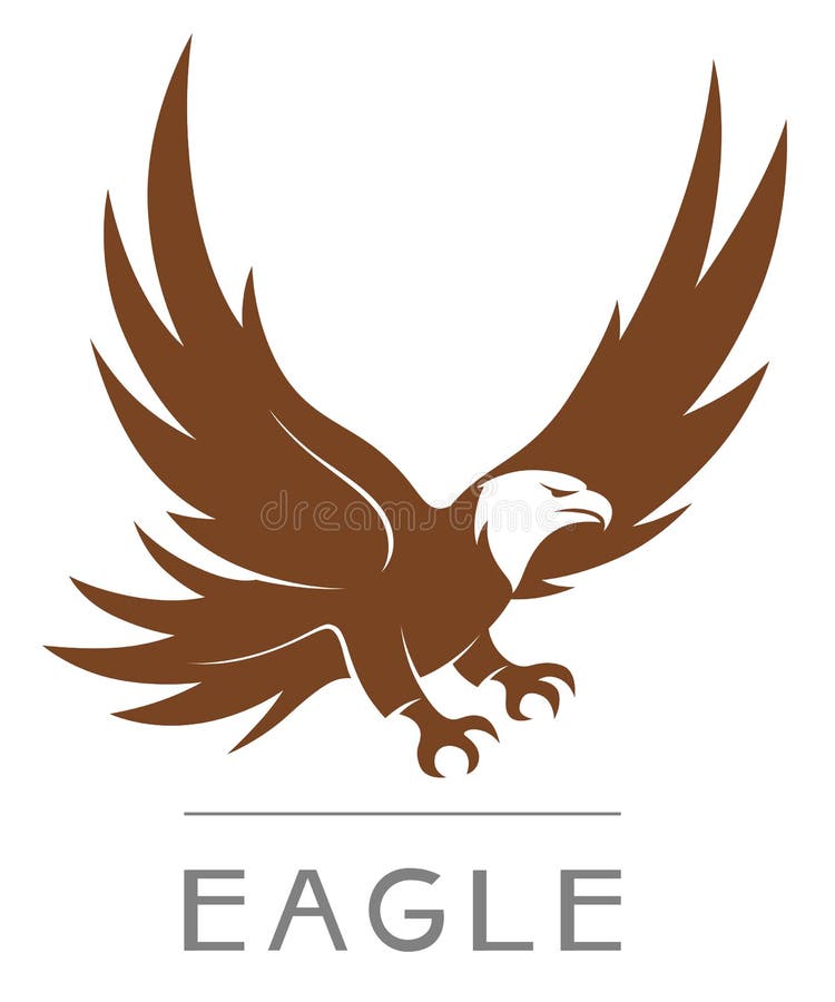 Einfacher Adlerkopf vektor abbildung. Illustration von tier - 128231788