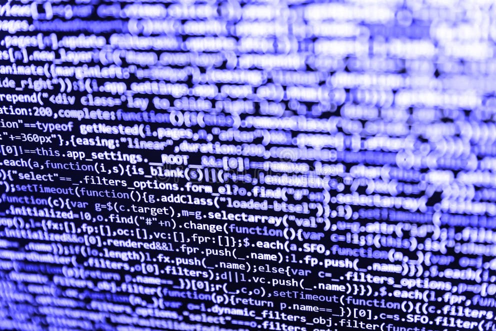 Einfacher Website-HTML-Code Mit Bunten Tags in Der Browseransicht über Dunklen Hintergrund ...