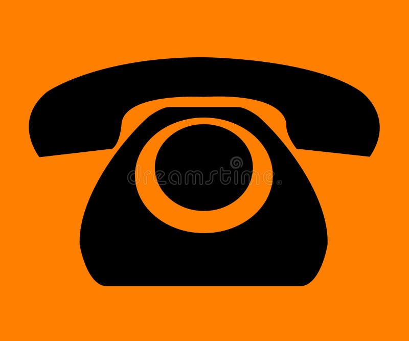 Telefonzeichen stock abbildung. Illustration von telefonzeichen - 10374371