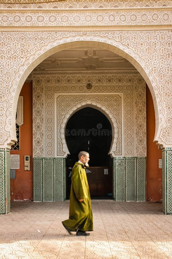 Eingang Zur Moschee Ouarzazate Marokko Redaktionelles Bild - Bild von ...