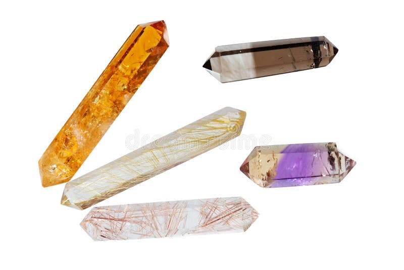 Einige Kristalle stockbild. Bild von kristall, wertvoll - 34474565