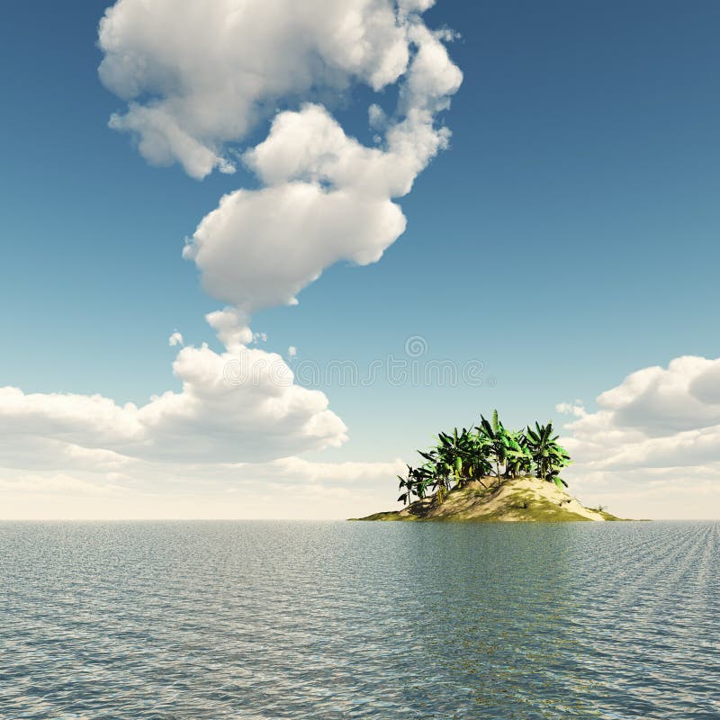 Einsame Insel Stock Illustrationen, Vektoren, & Kliparts - 209 Stock ...