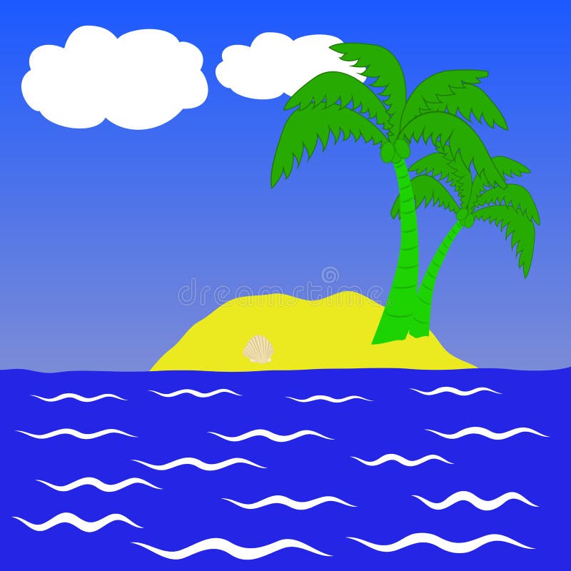 Einsame Insel Stock Illustrationen, Vektoren, & Kliparts - 209 Stock ...