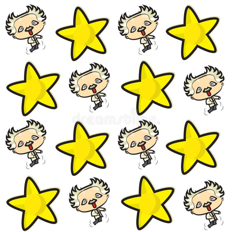 Einstein pattern stock vector. Illustration of einstein - 75264465