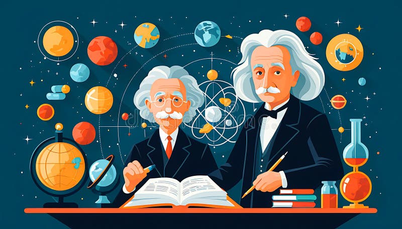 Einstein Cartoon Stock Illustrations – 719 Einstein Cartoon Stock ...