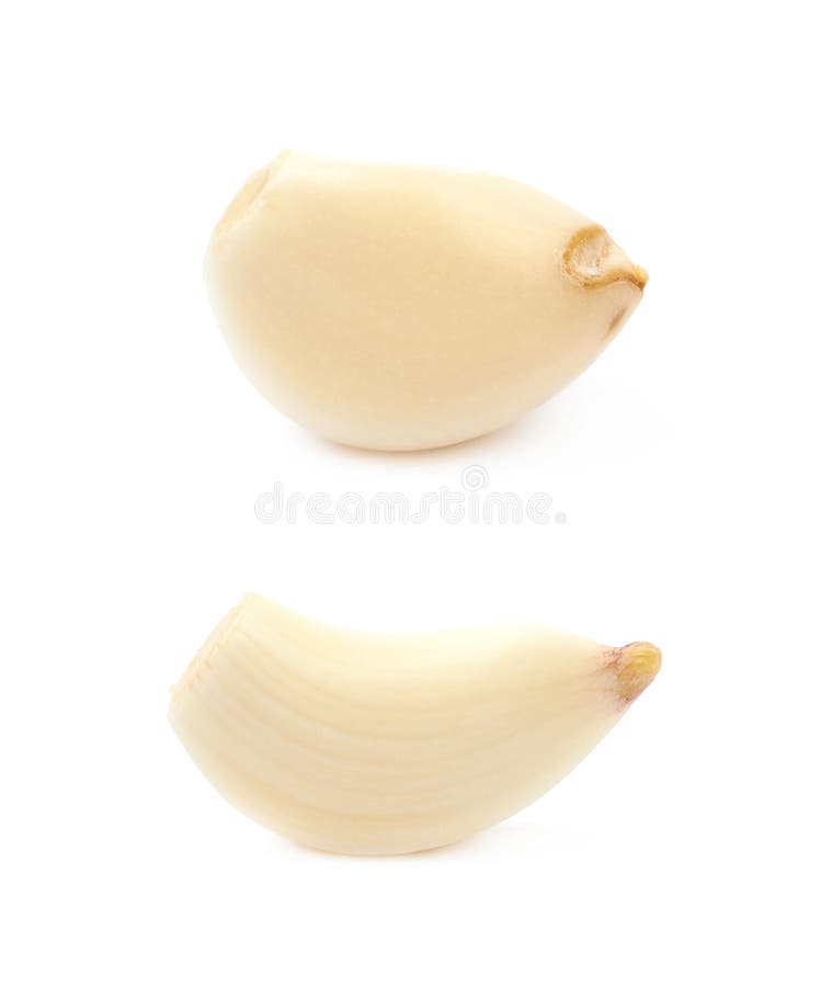 Einzelne Knoblauchzehe Lokalisiert Stockfoto - Bild von nelke ...