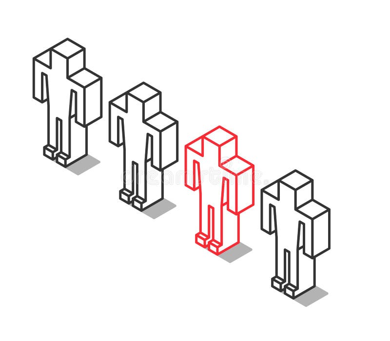 Einzigartige Erfolgsleiter vektor abbildung. Illustration von wahl ...