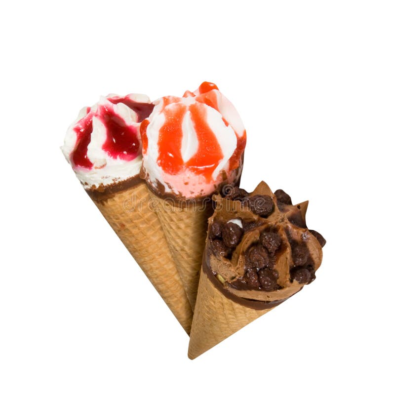Eiscremekegel stockfoto. Bild von zitrone, kugel, kalt - 21547770