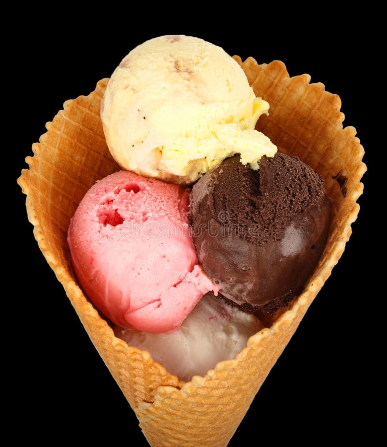 Eiscreme stockbild. Bild von rosa, sommer, gastronomie - 11720697