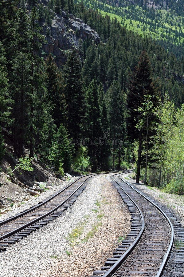 Alter Waggon Entlang Durango Und Silverton-Schmalspur-Eisenbahn-Dampf ...