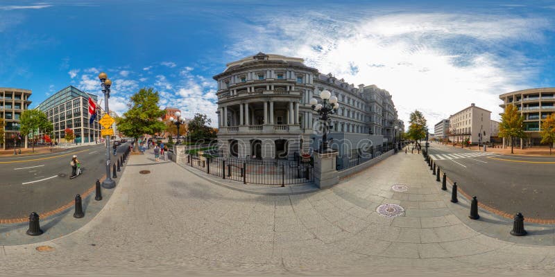 Eisenhower Executive Office Building. 360 Panorama VR Equirectangular ...