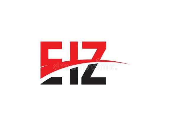 EIZ Letter Initial Logo Design Vector Illustration Stock Vector ...