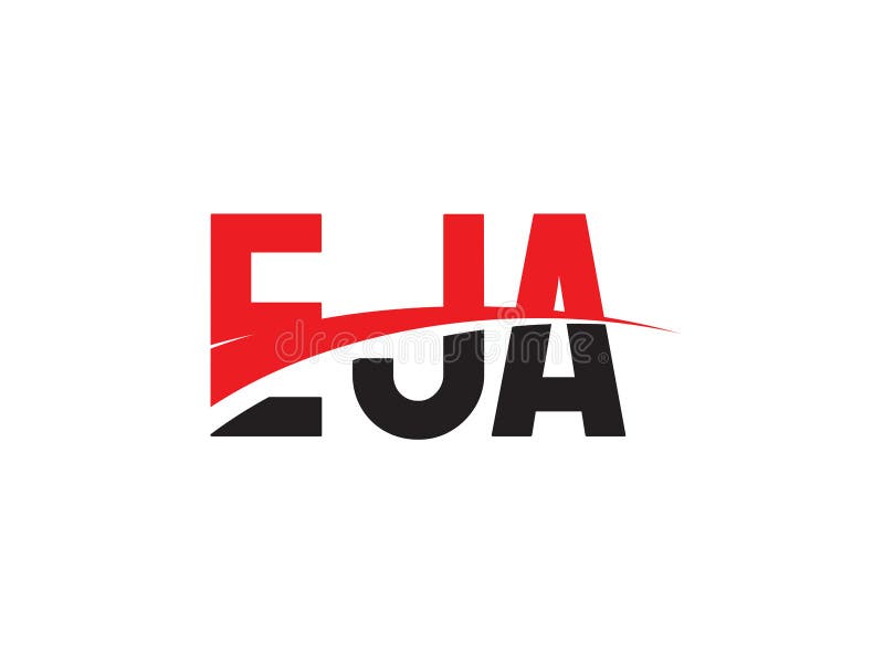 EJA Letter Initial Logo Design Vector Illustration Stock Vector ...