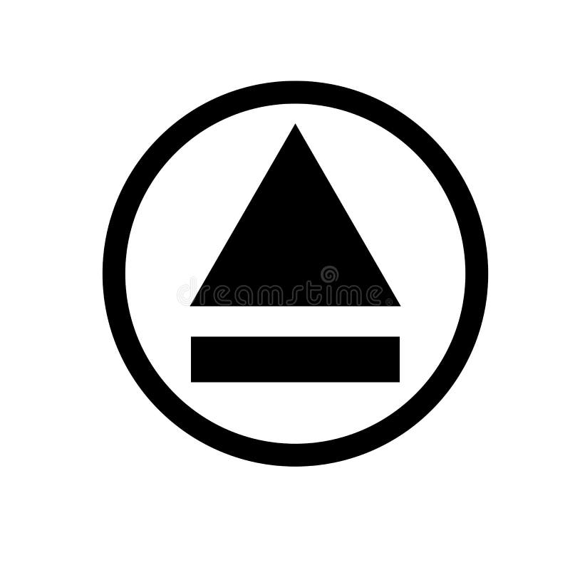 Eject button, eject icon stock vector. Illustration of rewind - 82287152 Eject button, eject icon stock vector. Illustration of rewind - 82287152