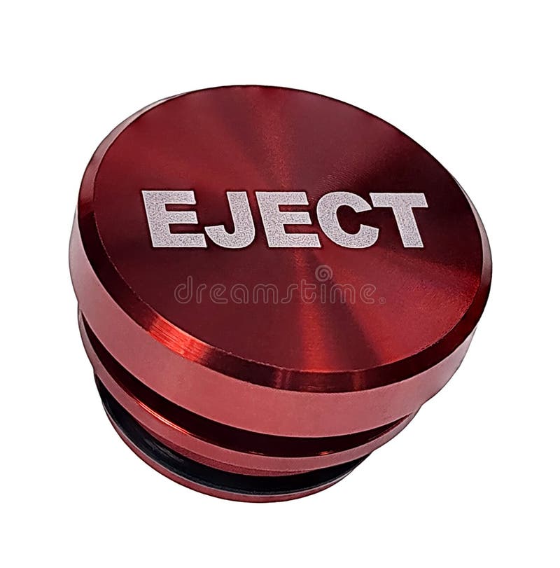 Eject Button Side View stock image. Image of evict, eject - 312280667
