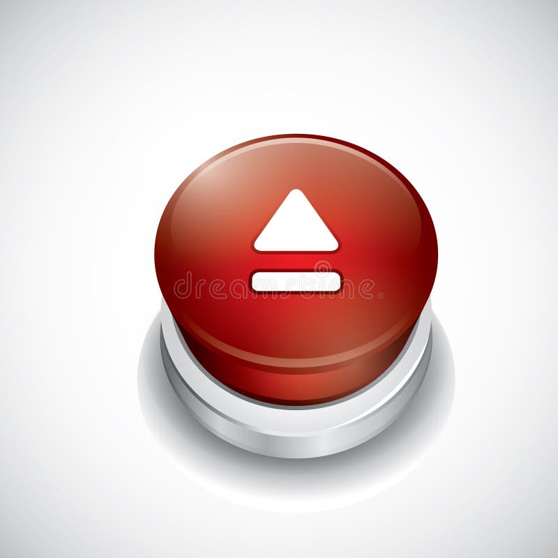 Eject Button. Vector Illustration Decorative Design Stock Vector ...