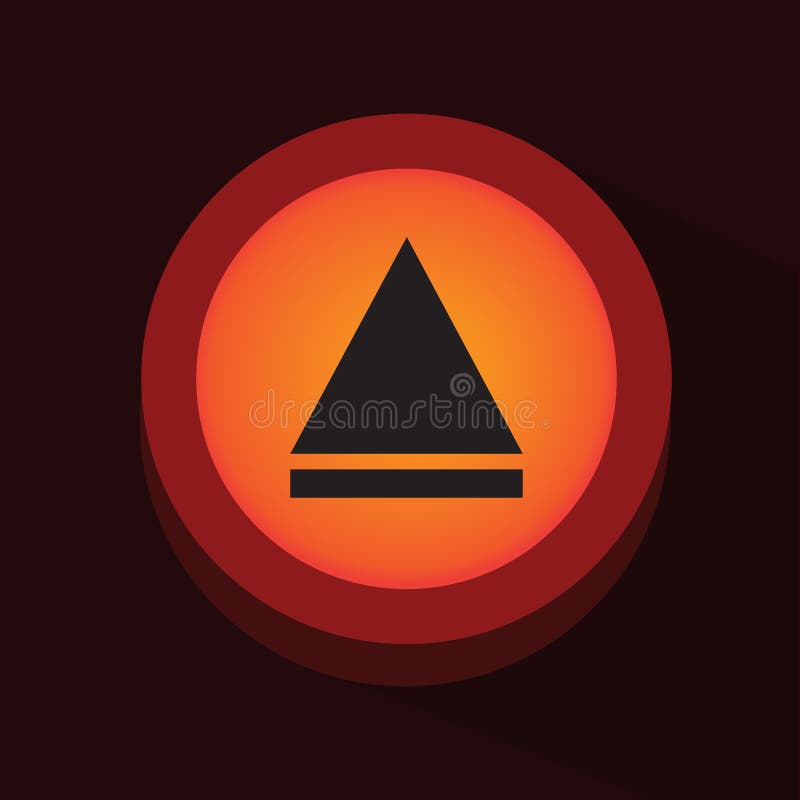 Eject Button. Vector Illustration Decorative Design Stock Vector ...