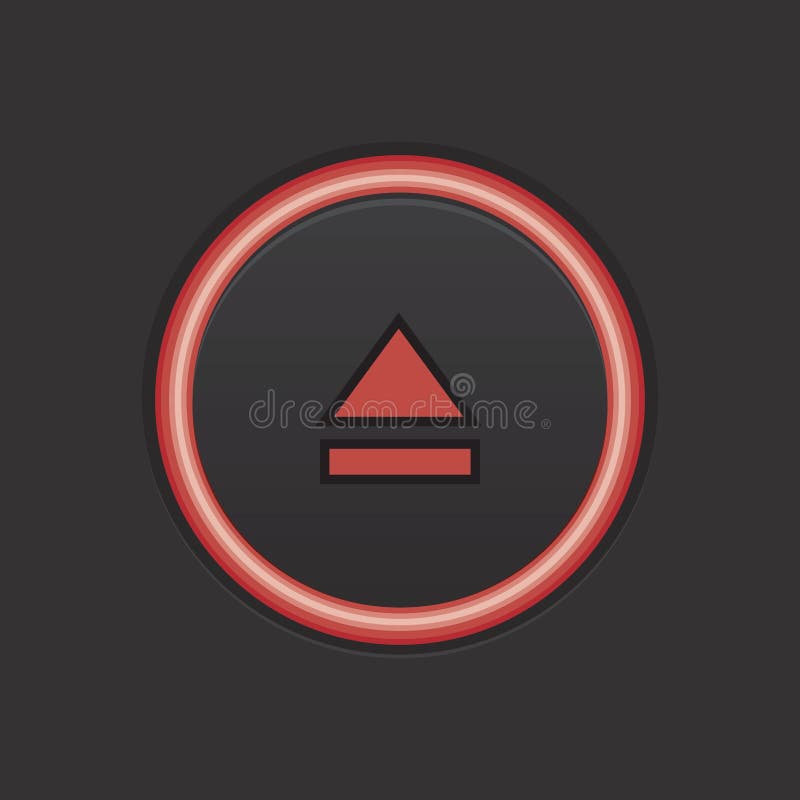 Eject Button. Vector Illustration Decorative Design Stock Vector ...