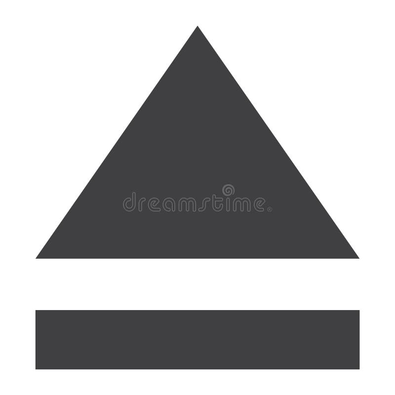 Eject button stock vector. Illustration of grey, operator - 56671824