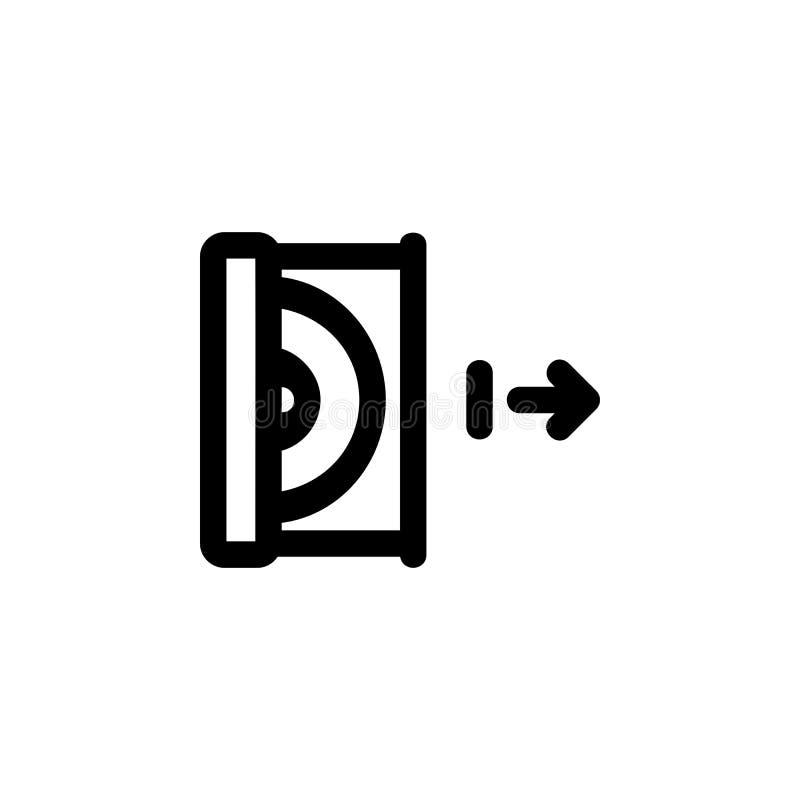 Eject Disc Icon. Perfect for Application, Web, Logo and Presentation ...