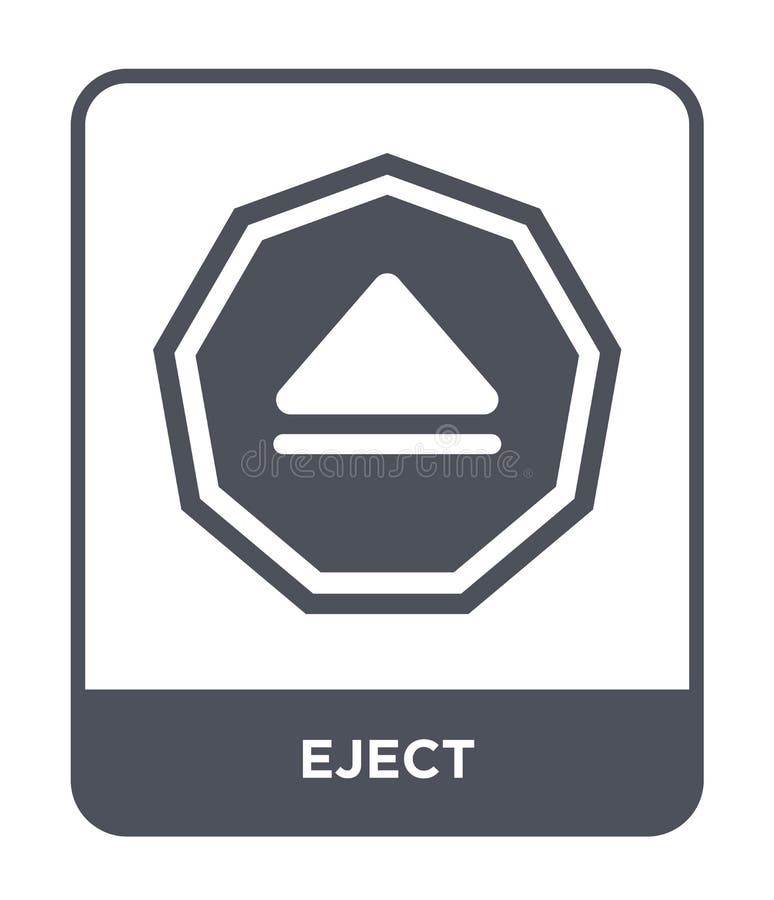 Modern Eject Icon Button Logo Stock Vector - Illustration of metal ...