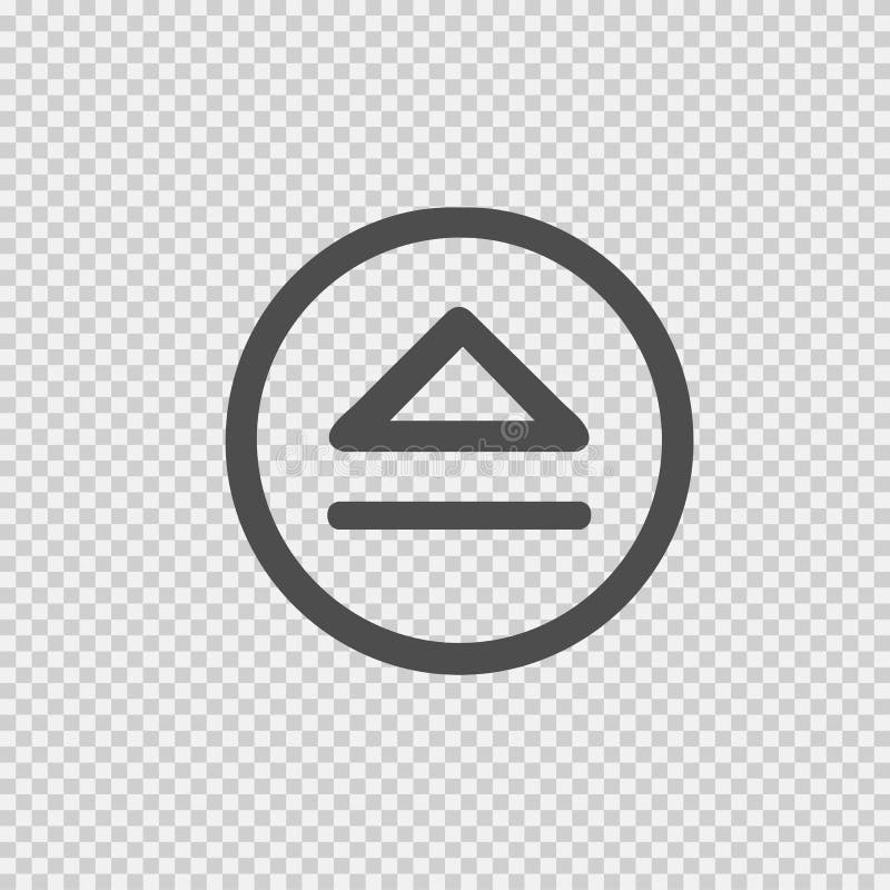 Eject Vector Icon Eps 10. Open Symbol Stock Vector - Illustration of ...