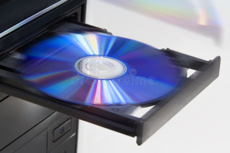 Ejecting Disc from Desktop Computer Stock Photo - Image of ejecting ...
