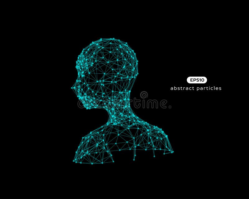 Ejemplo Abstracto Del Vector Del Busto Humano Ilustración del Vector ...